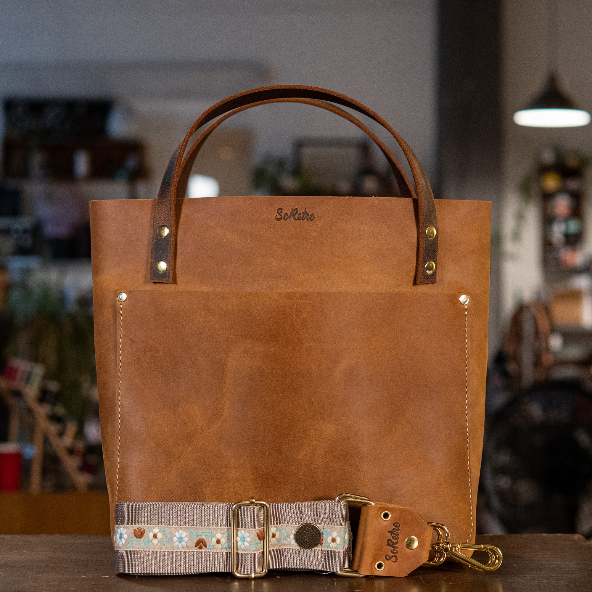SoRetro Perfect FYG Leather Crossbody Tote – Keto Pumpkin Pie with ...