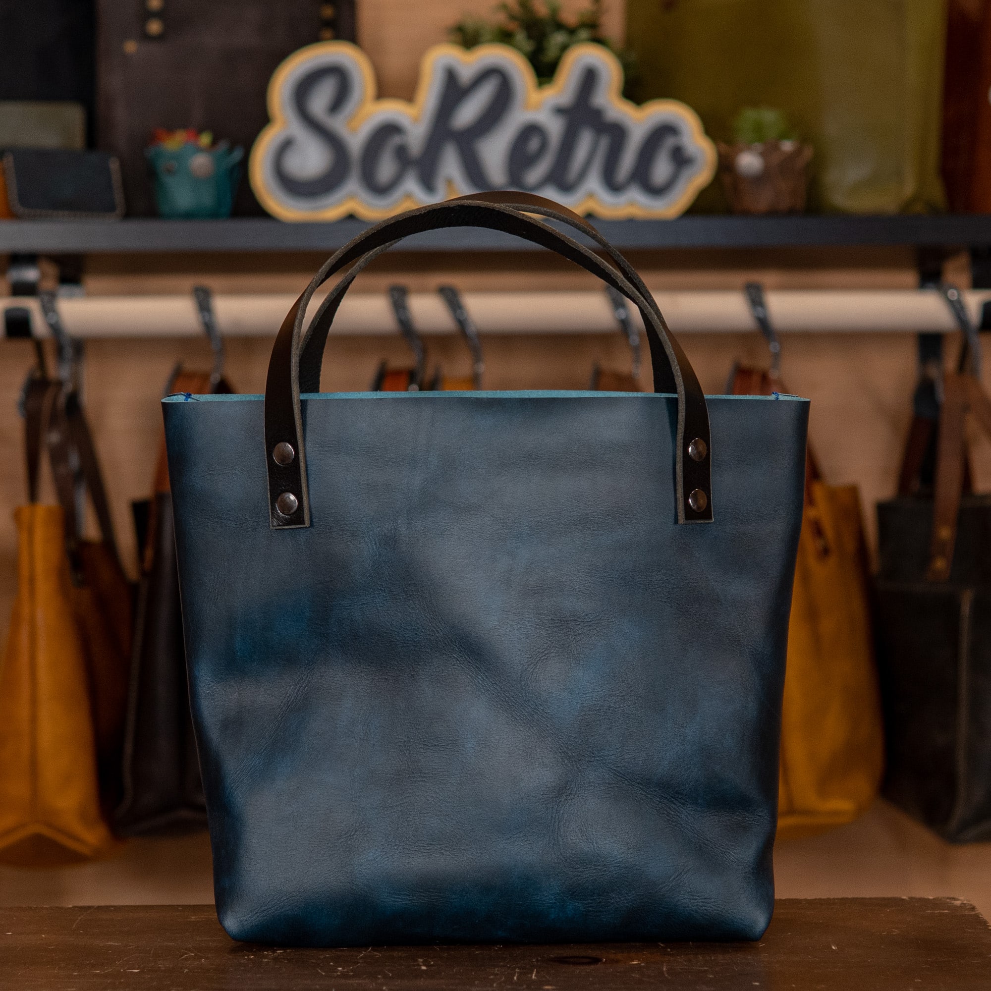 SoRetro Verdura Mini+ FYG Leather Crossbody Tote – Mirtillo Disidratato ...