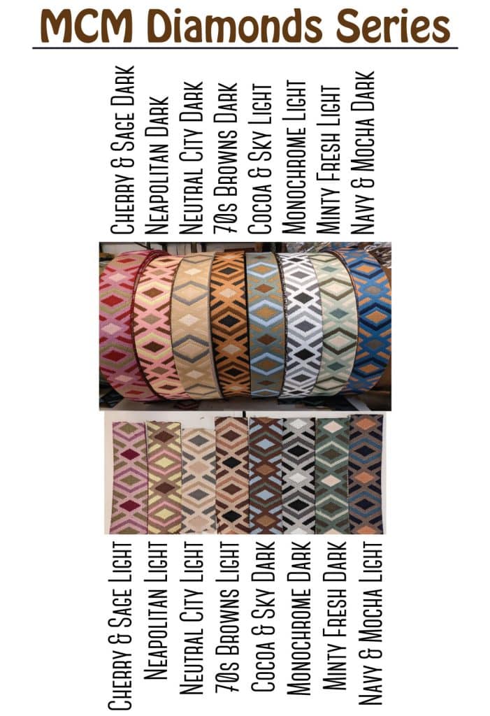 MCM Diamonds Series – SoRetro Straps – Custom Handcrafted Crossbody ...