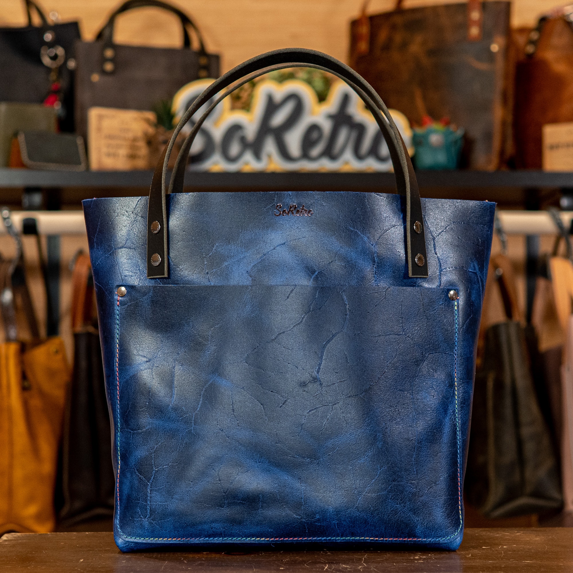 SoRetro Britannia Perfect FYG Leather Crossbody Tote – Paddington with ...