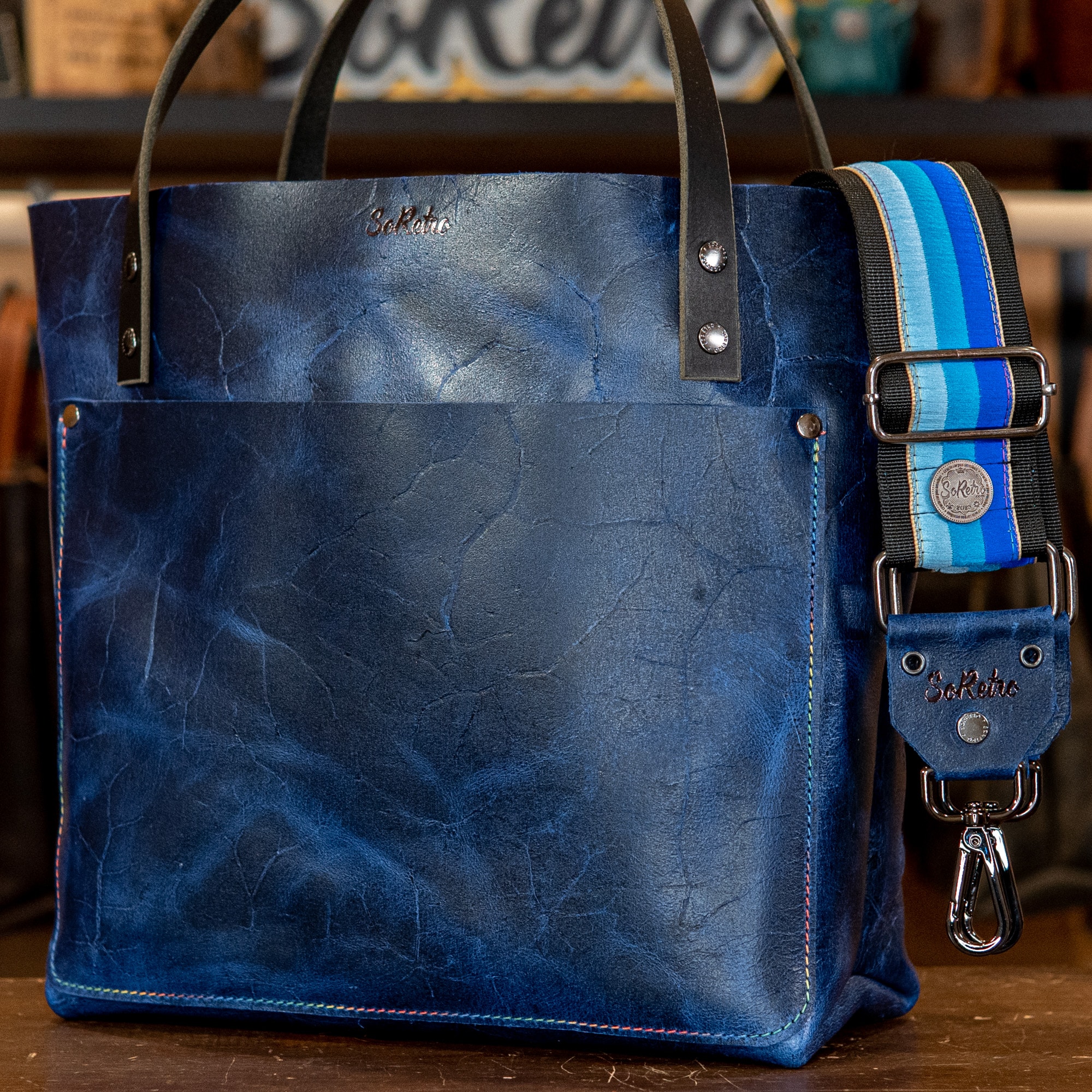SoRetro Britannia Perfect FYG Leather Crossbody Tote – Paddington with ...