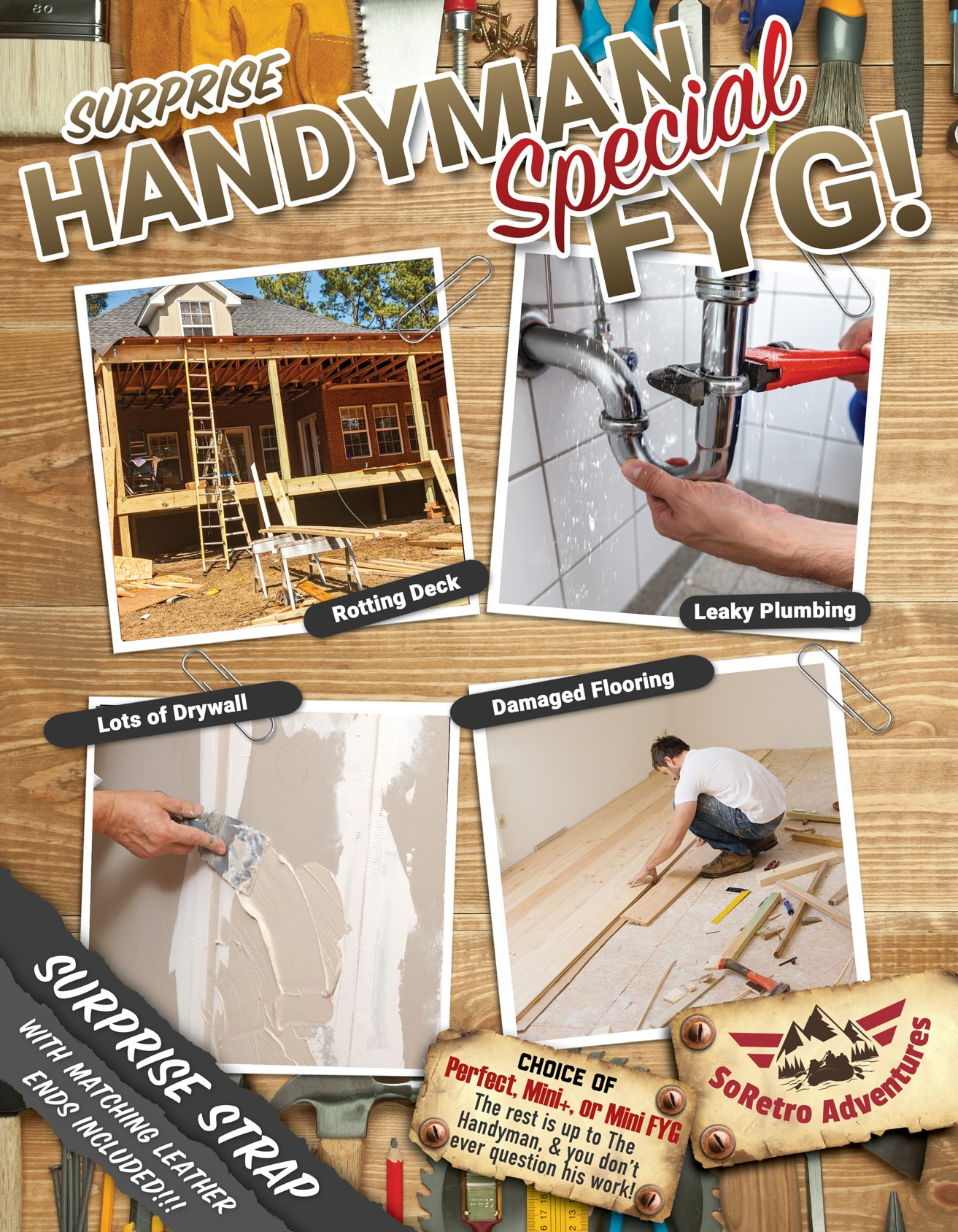 SoRetro Handyman Special Surprise – SoRetro Straps – Custom Handcrafted ...