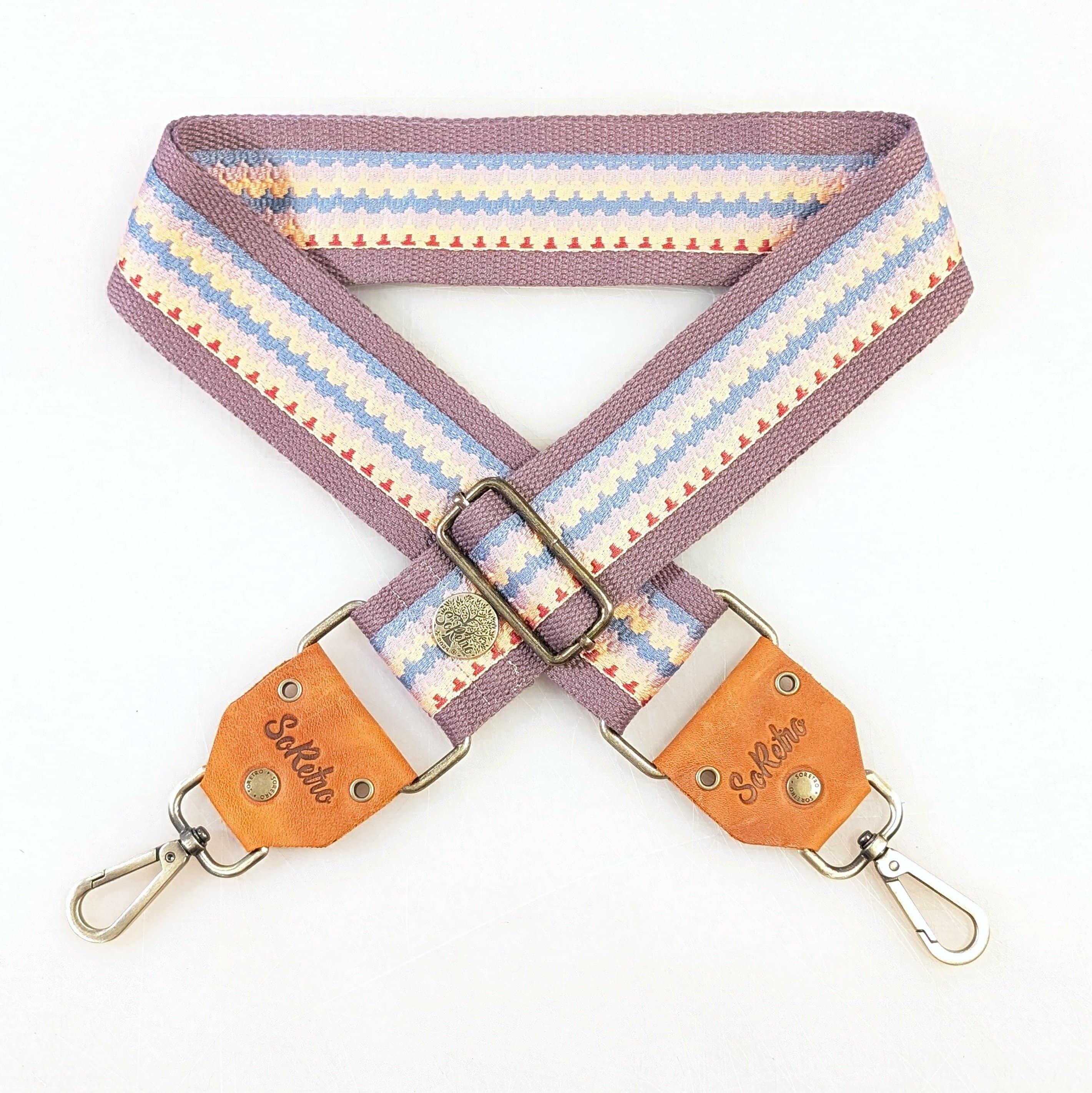 Limited Pastel Mountain Scallops – Bag or Camera Strap – SoRetro Straps ...